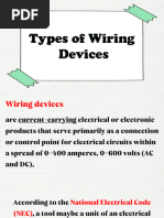 Types and Selection of Wiring Devices | PDF | Electrical Wiring ...