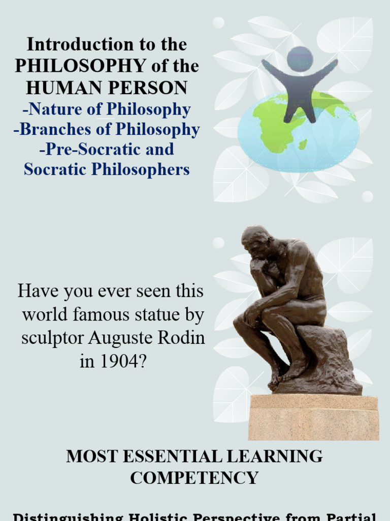 Philo PPT 1 - 1 | PDF | Science | Experience