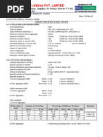 Mix Design For M35 Grade of Concrete | PDF | Concrete | Construction ...