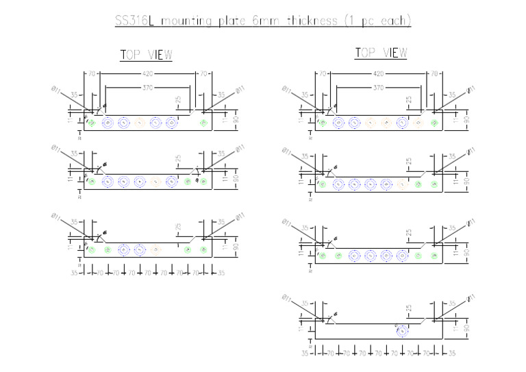 New Mounting Plates Dimension | PDF