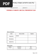 Fall Protection Plan Template | PDF | Safety