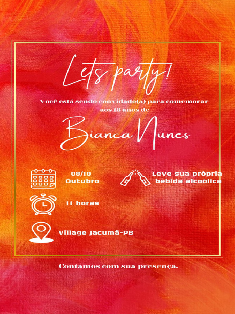 Convite Da Bia | PDF