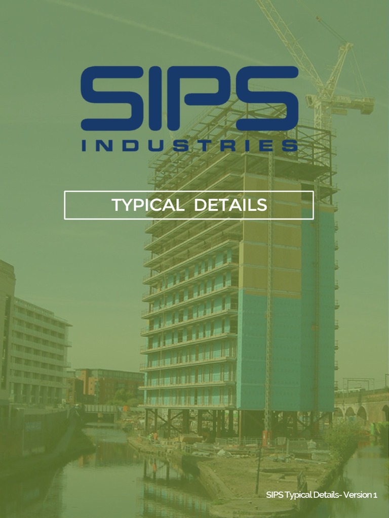 SIPS INDUSTRIES - Typical Details - Rev D-Version 1 | PDF | Wall | Drywall