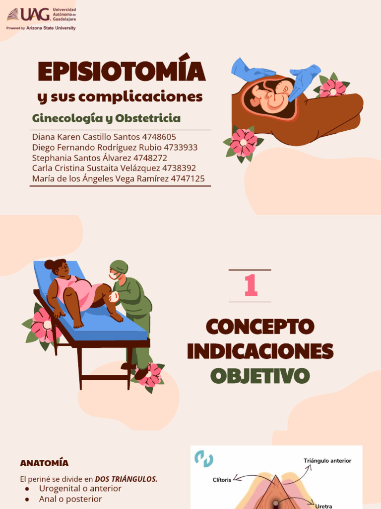 Episiotomía: Tipos y Complicaciones | PDF | Parto | Reproducción humana
