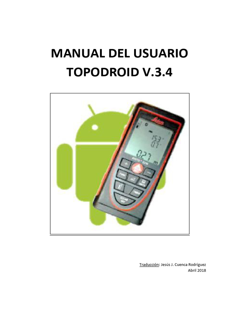 MANUAL TOPODROID-V3.4 ED-00 Esp May2018 | PDF | Ventana (informática ...