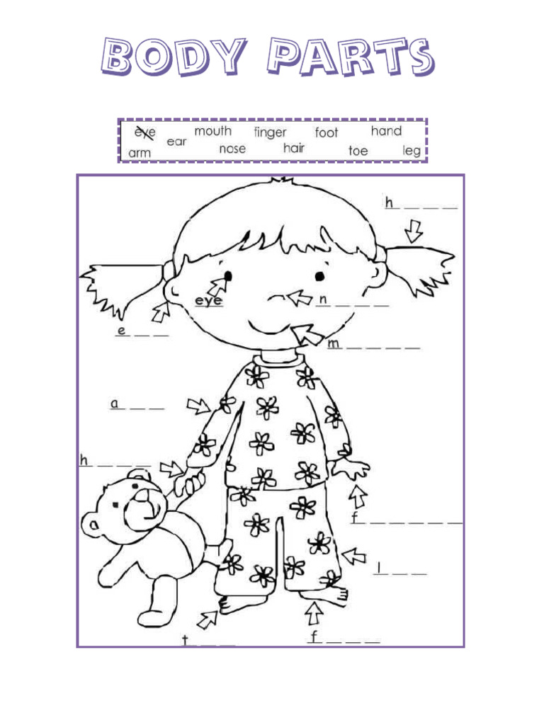 Body Parts Fun Activities Games - 14152 | PDF