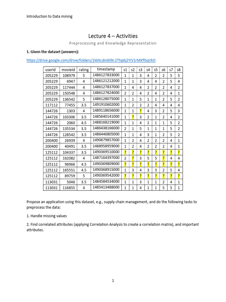 Lec4 Activities Sol | PDF