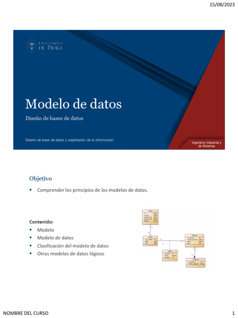 3-Modelo de Datos | PDF