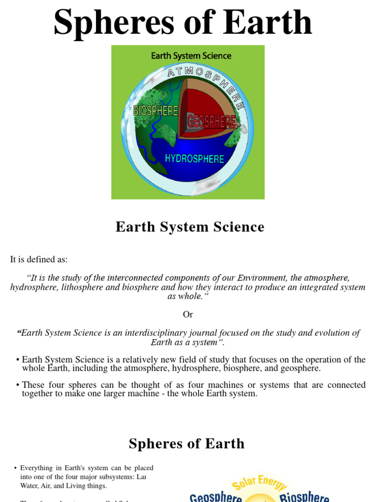 Spheres of Earth Lecture 3 | Download Free PDF | Earth Sciences | Water