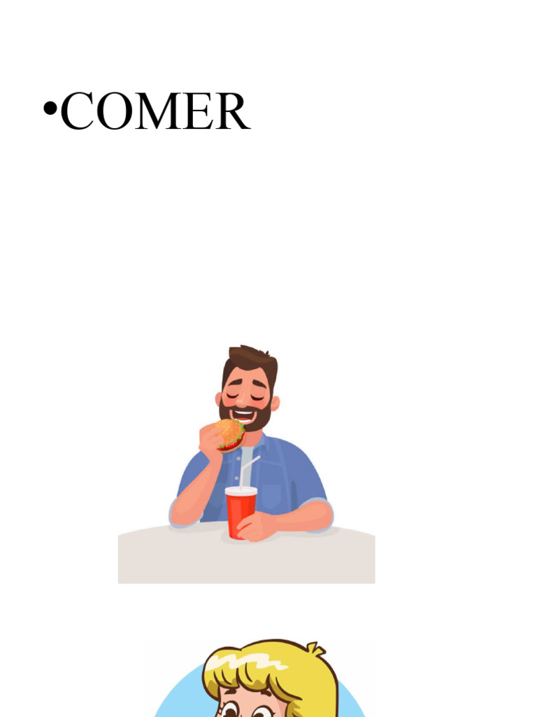 Verbos Comer y Beber | PDF