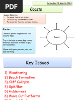 Coastal Fieldwork GCSE | PDF | Coast | Beach