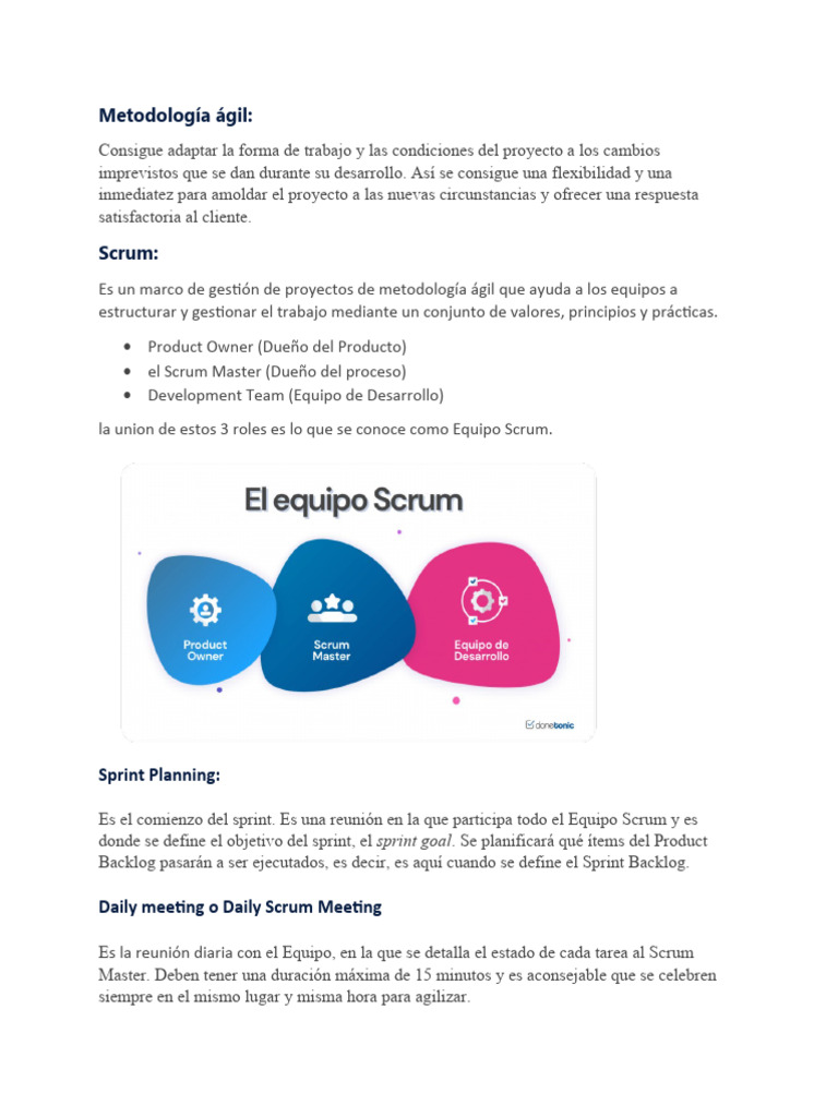 Terminologias SCRUM | PDF | Scrum (desarrollo de software) | Informática