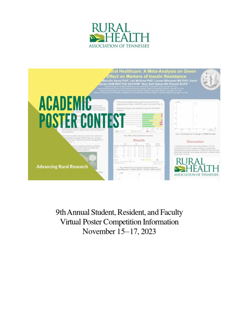 Virtual Poster Competition 2023 Details | PDF | Attention