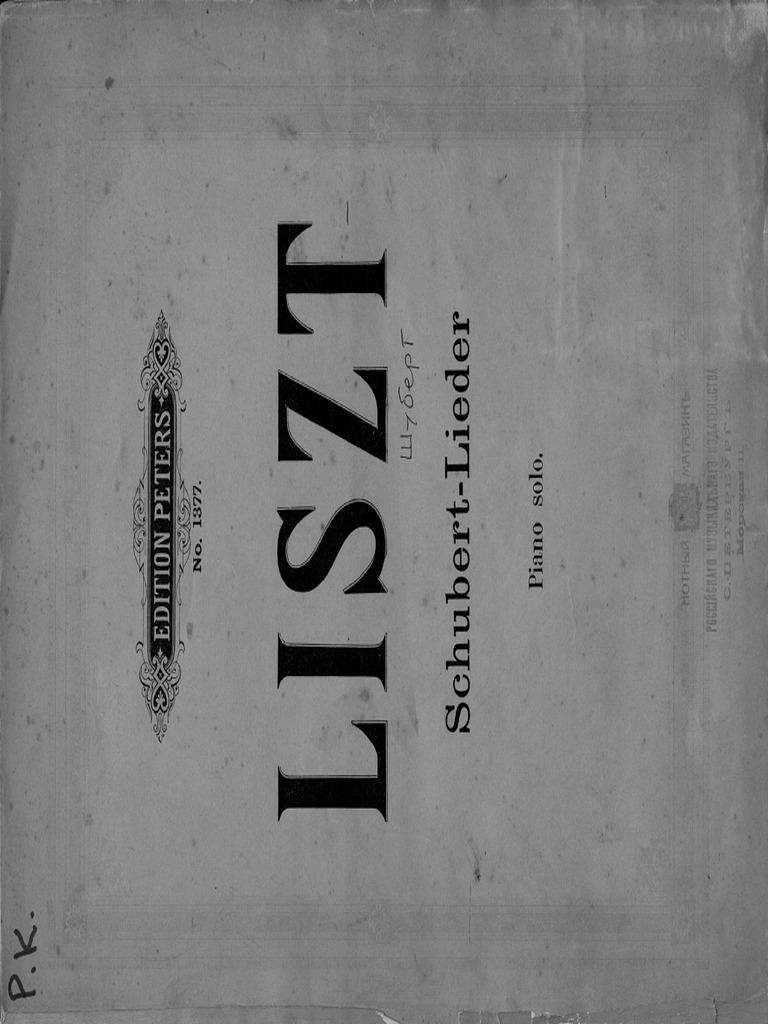 Schubert Liszt | PDF
