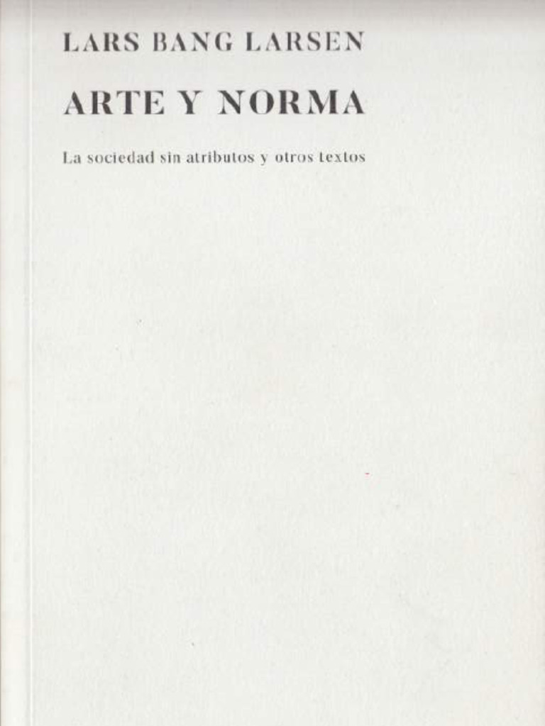 Arte y Norma_Lars Bang Larsen-comprimido (1) | PDF