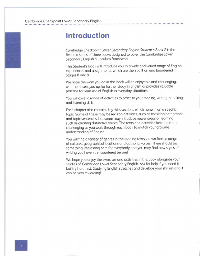 Checkpoint 7 Student Book | PDF