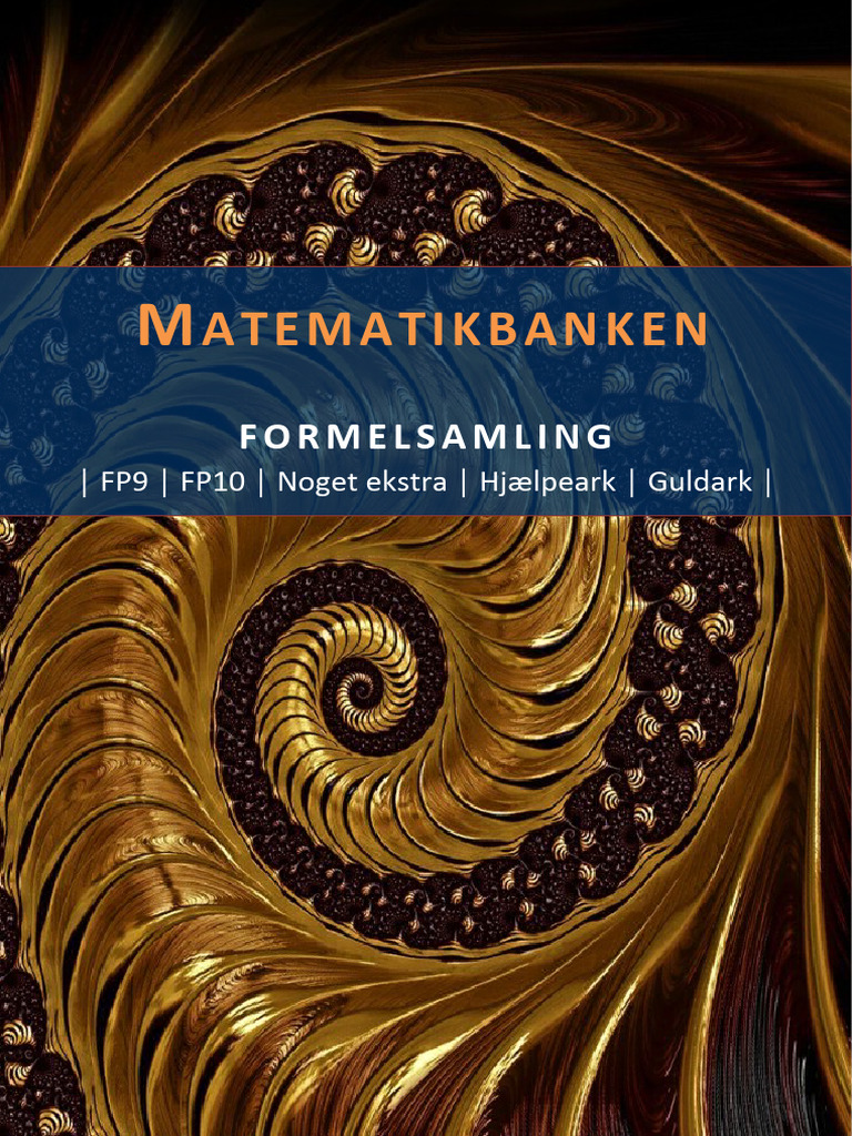 Atematikbanken: Formelsamling | PDF
