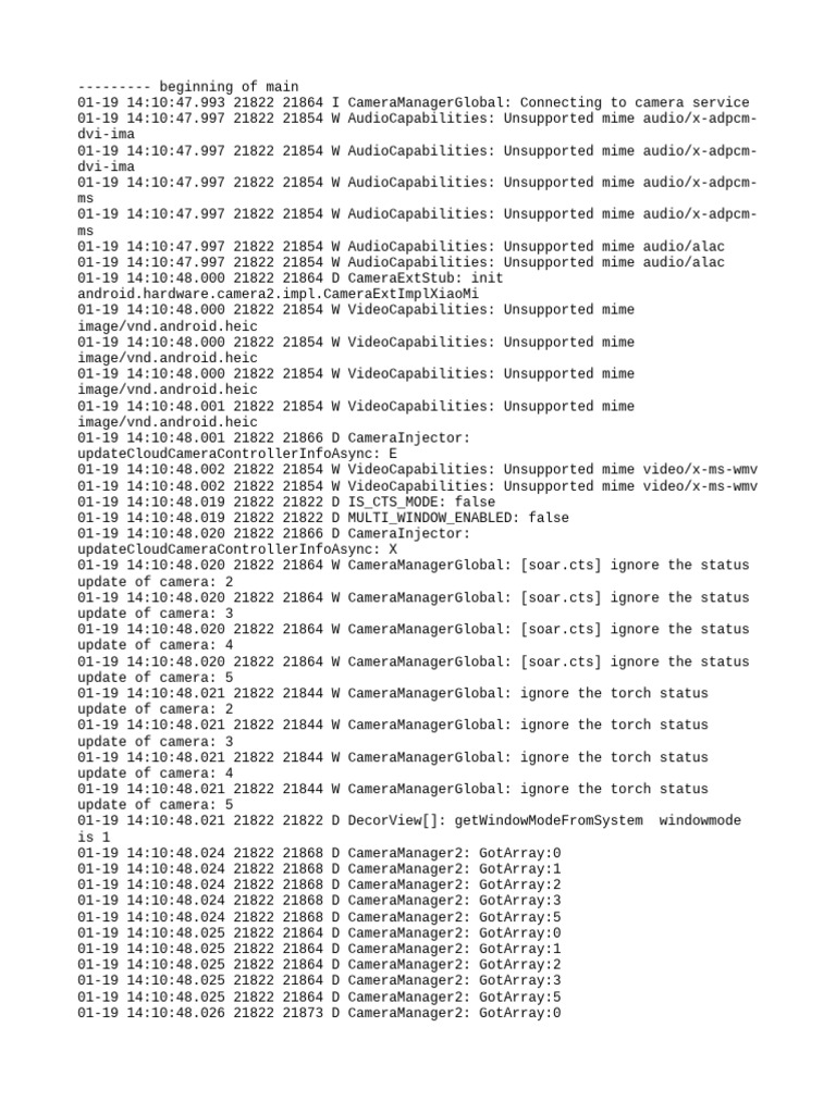Log Cat 1705653647944 | PDF | Computing | Computer Programming