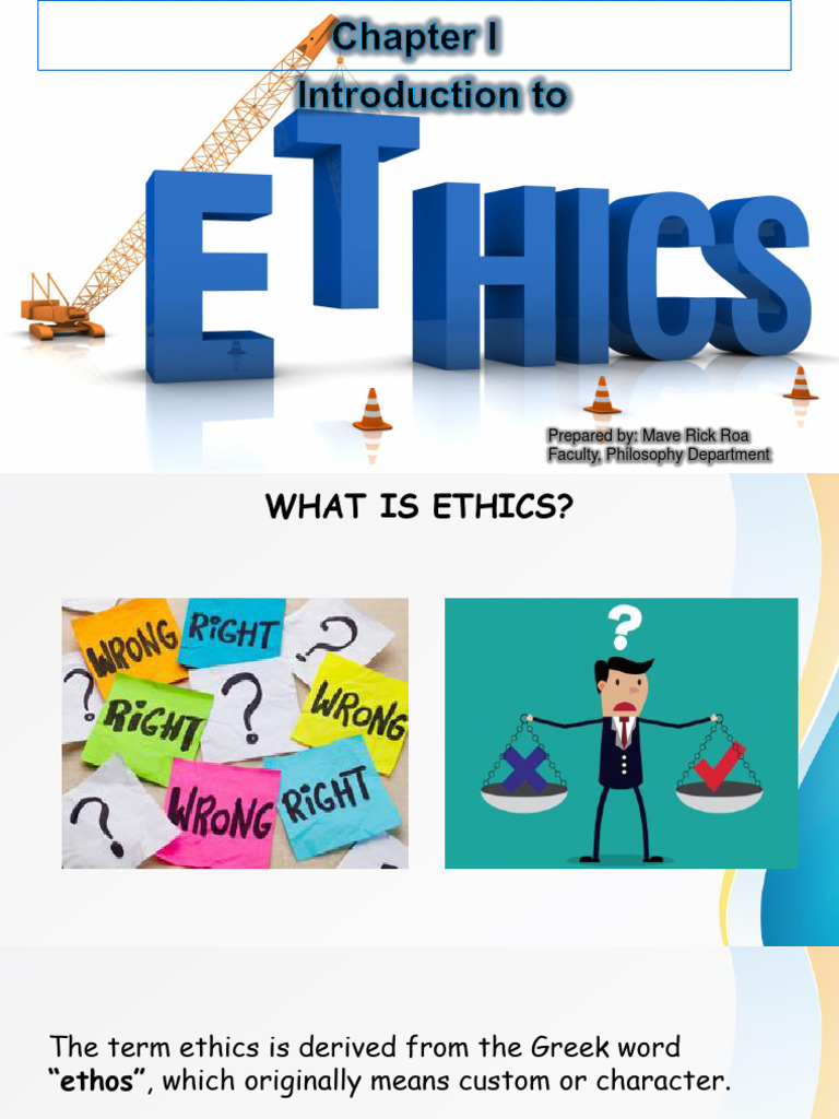 Introduction To Ethics | PDF | Morality | Liberal Arts Education