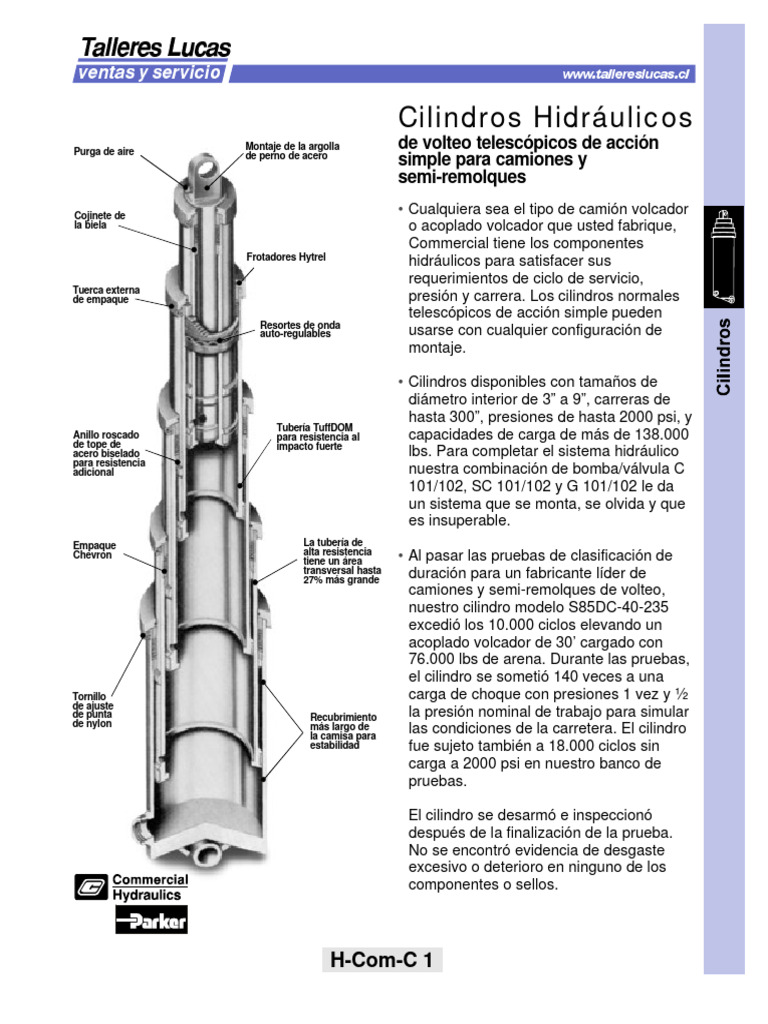 Cilindros | PDF | Tornillo | Ingeniería mecánica