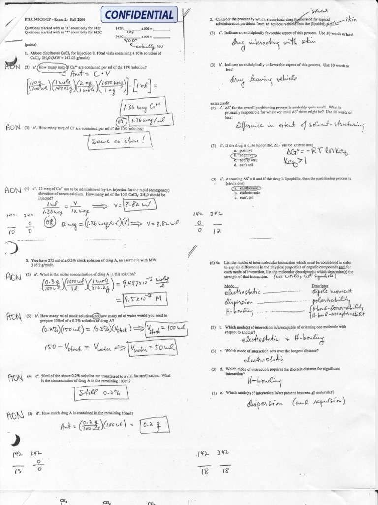 PChem F2000-E1 | PDF | Nature