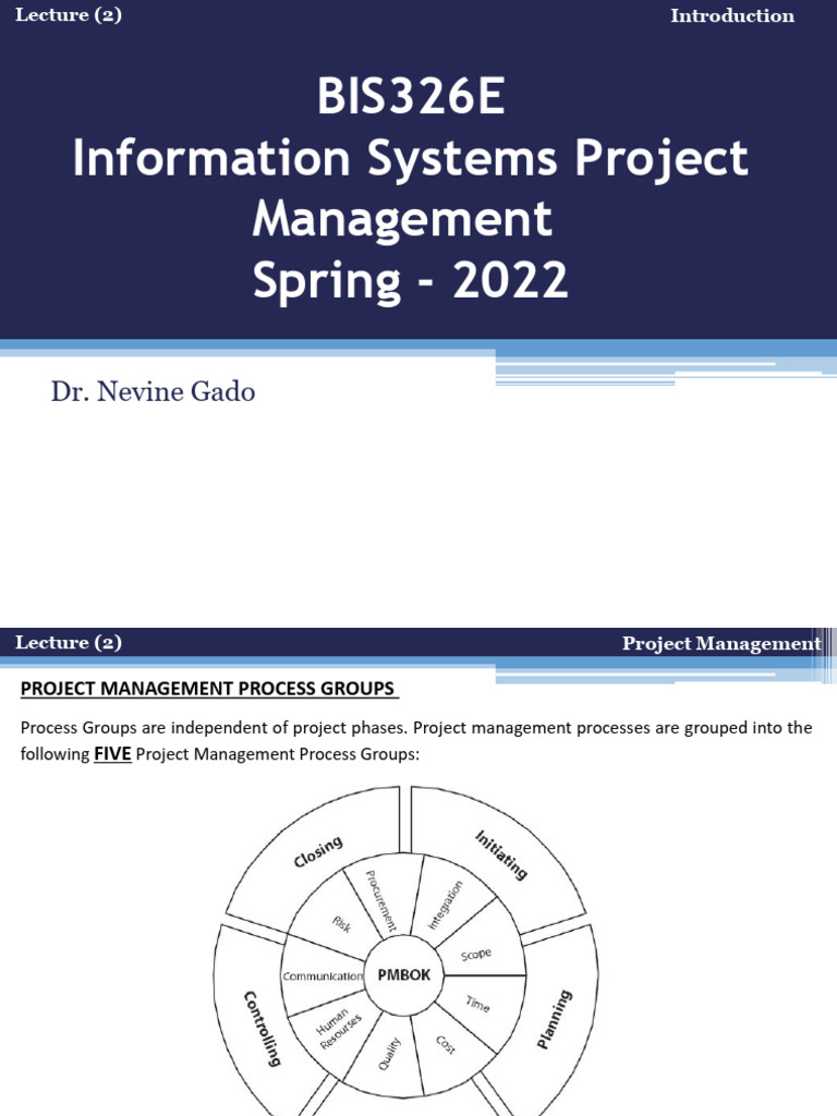 Chapter 2 Lecture 3 and 4 | PDF | Project Management | Leadership
