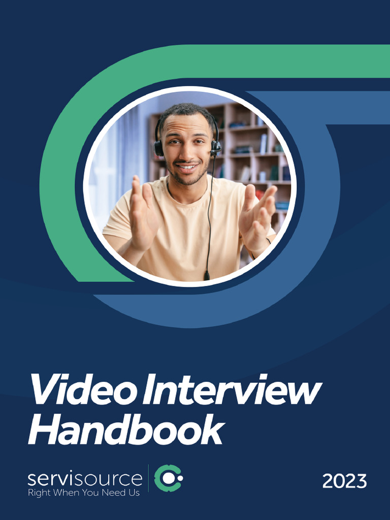 Video Interview Handbook 2023 | PDF | Body Language | Nonverbal Communication