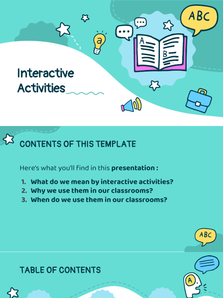 Interactive Activities | PDF | Learning | Critical Thinking