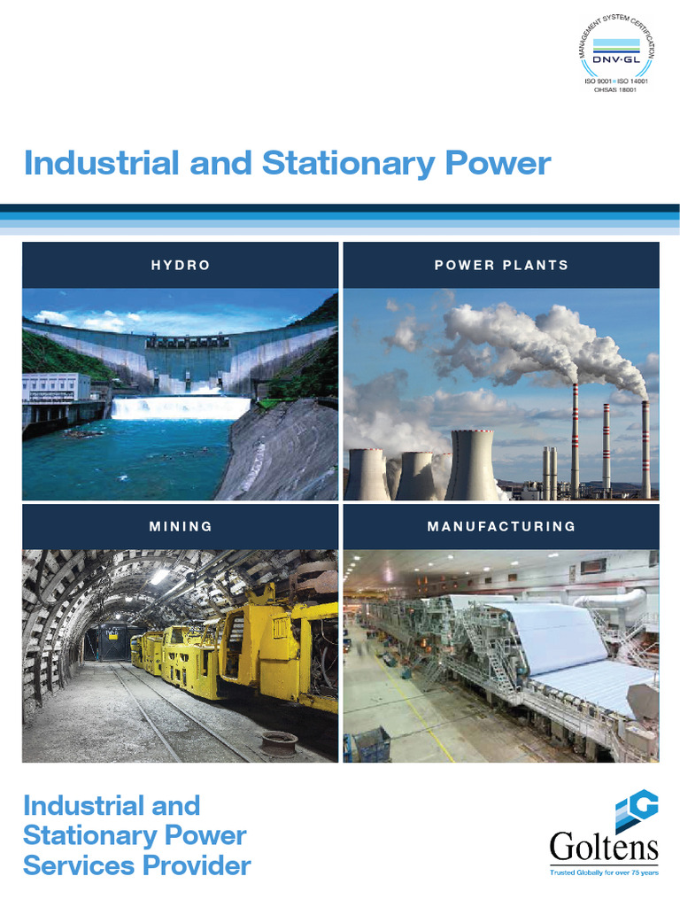 GSPL Goltens Industrial and Stationary Power | PDF | Bearing ...