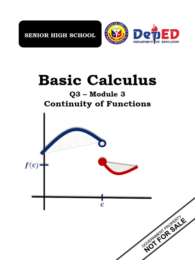 Basic-Calculus - Continuity-Of-A-Function | PDF | Continuous Function | Function (Mathematics)
