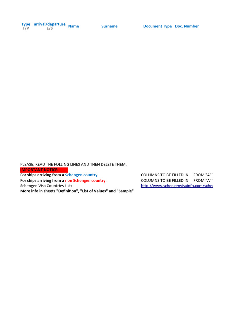 Copia de Sample Crew List | PDF
