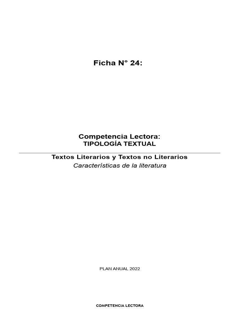 Clase #24 Competencia Lectora | PDF | Prosa