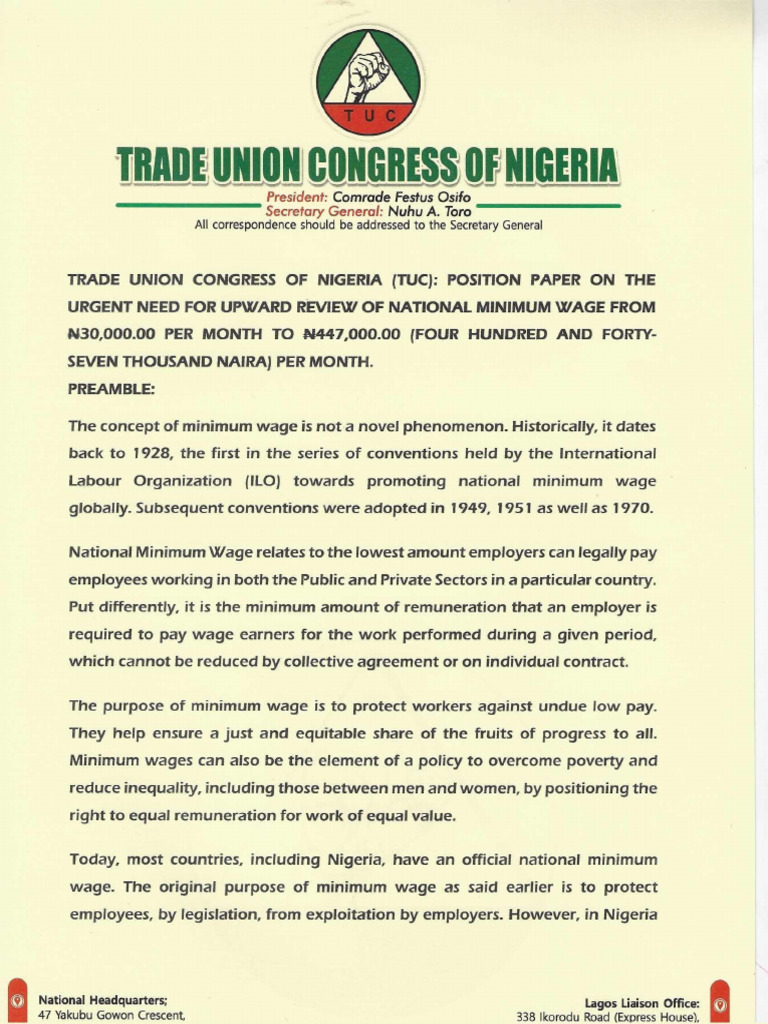 Minimum Wage Memorandum, 2024 - 240307 - 123423 | PDF