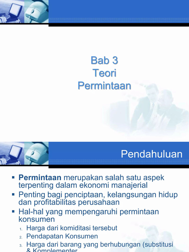 Teori Permintaan | PDF