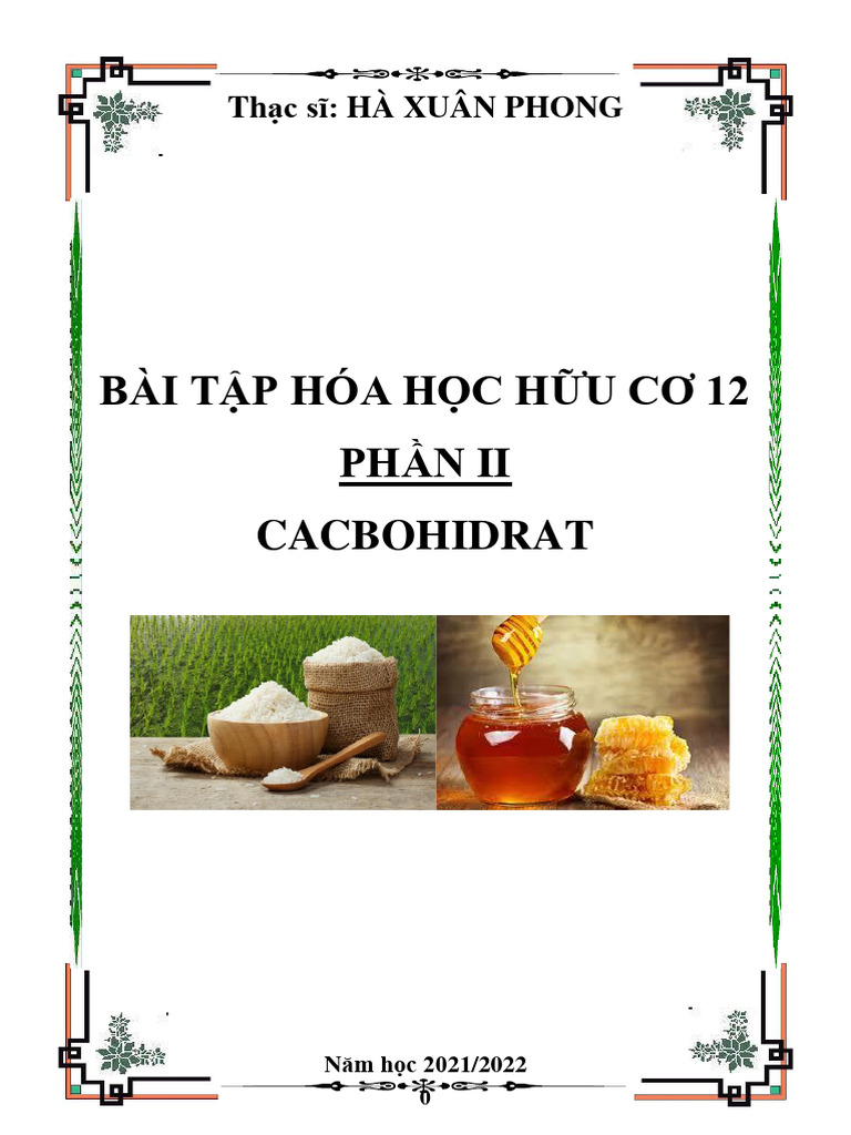 Cacbohidrat 2021 2022 HS | PDF
