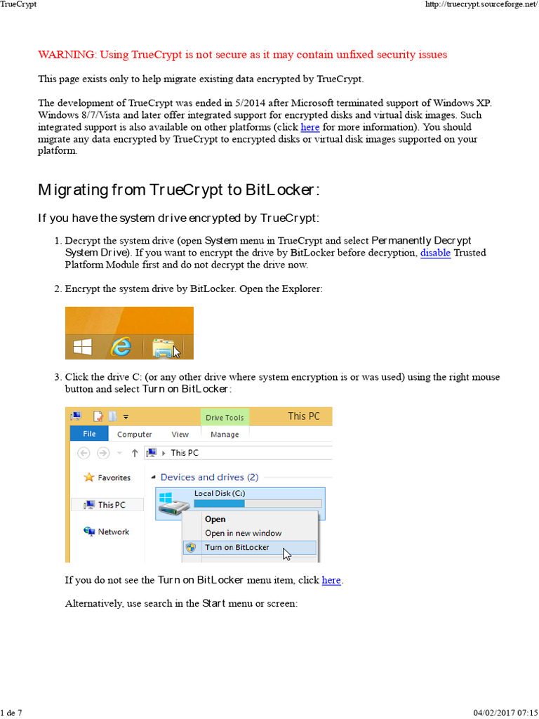 TrueCrypt | PDF | Ibm Pc Compatibles | Computer Science