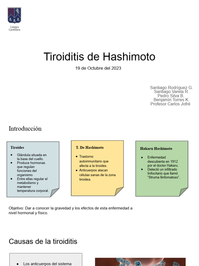 Tiroiditis de Hashimoto 2 | PDF | Tiroides | Hipotiroidismo