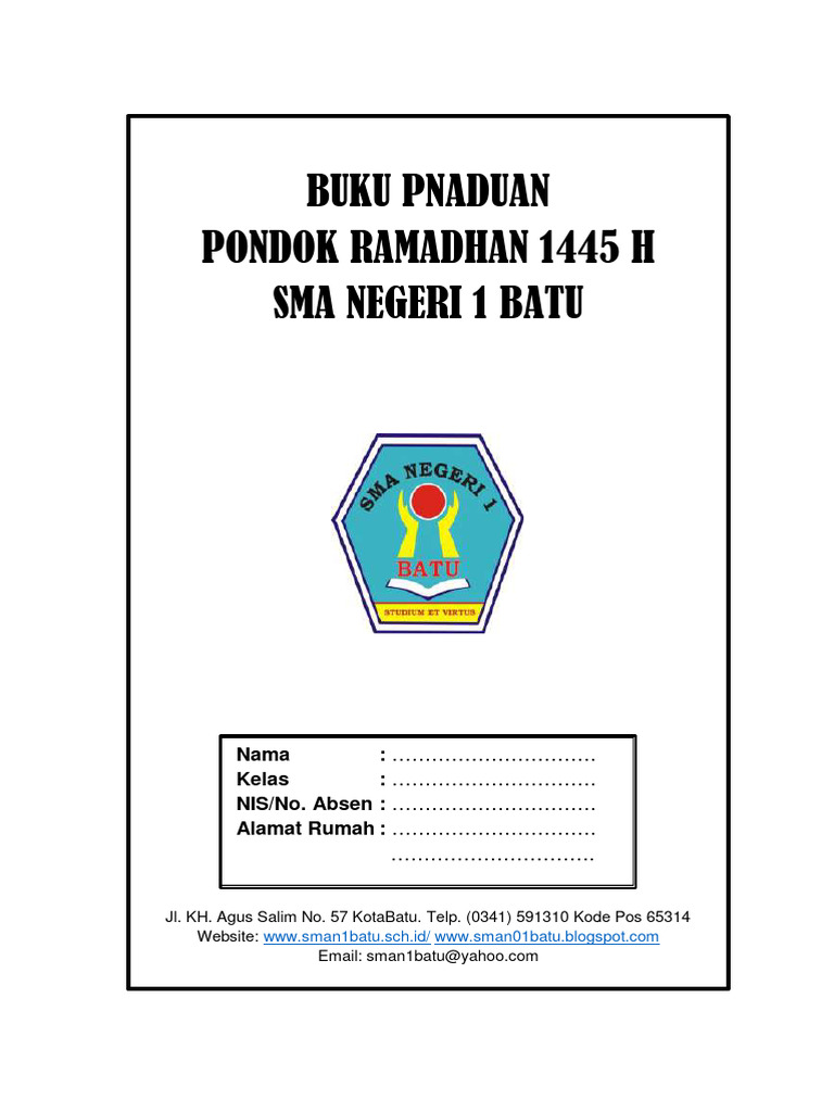 Buku Ramadhan 1445 H | PDF