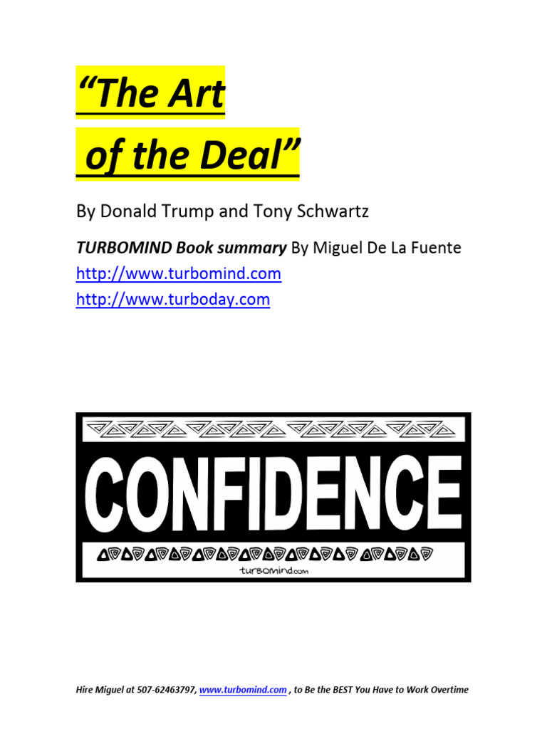 Art of The Deal Summary | PDF