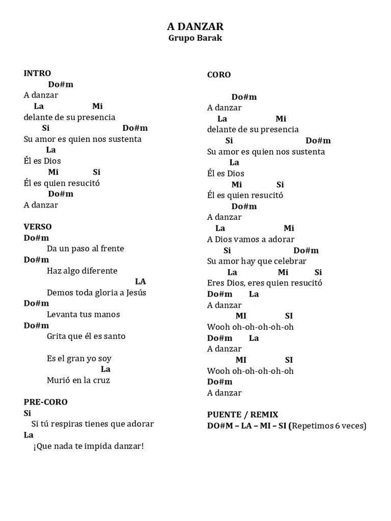 A Danzar Barak | PDF