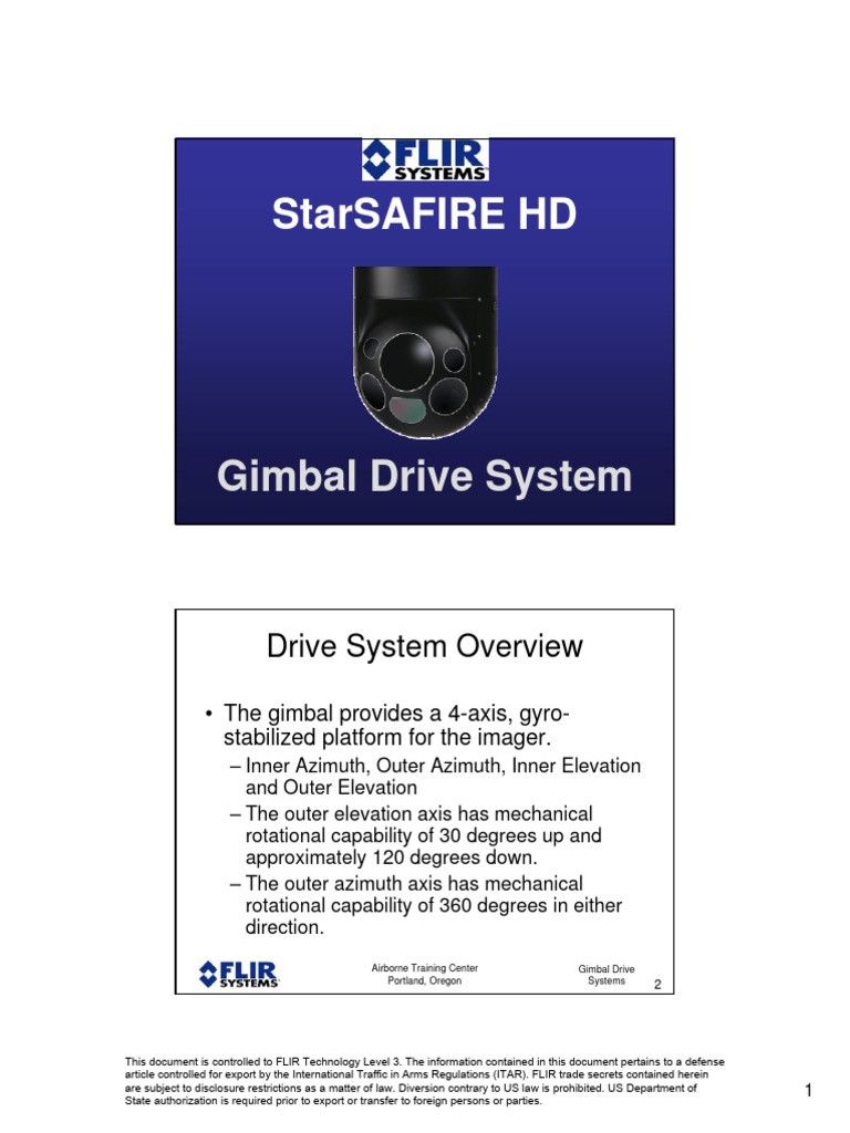 Gimbal Drive System Overview and Details | PDF | Electronic Engineering ...