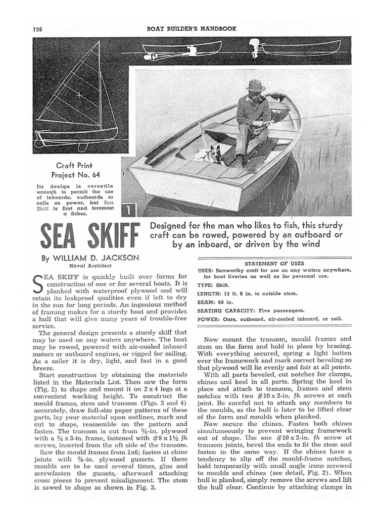 Sea Skiff | PDF