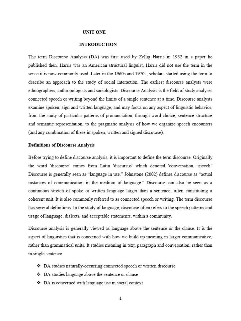 Disc Handout | PDF | Linguistics | Rhetoric