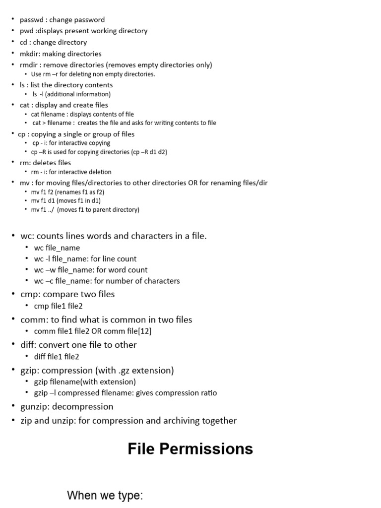 Lab 2 Commands | PDF | Computer File | Filename
