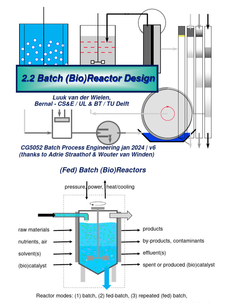 Batch Reactor Design for Engineers | PDF | Chemical Reactor | Enzyme ...