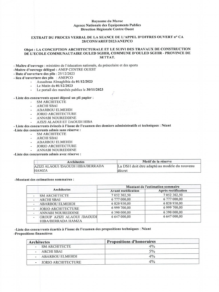 Extrait 28 Cons Aref 2023 | PDF
