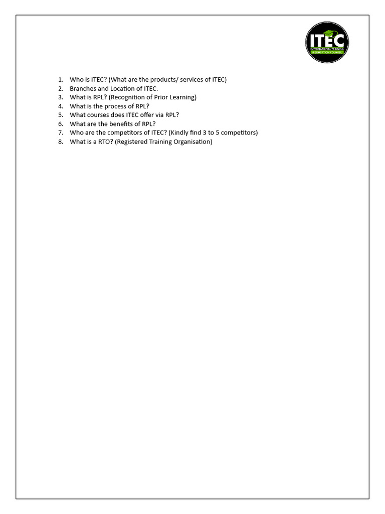 Bookkeeper - ITEC Task 1 | PDF