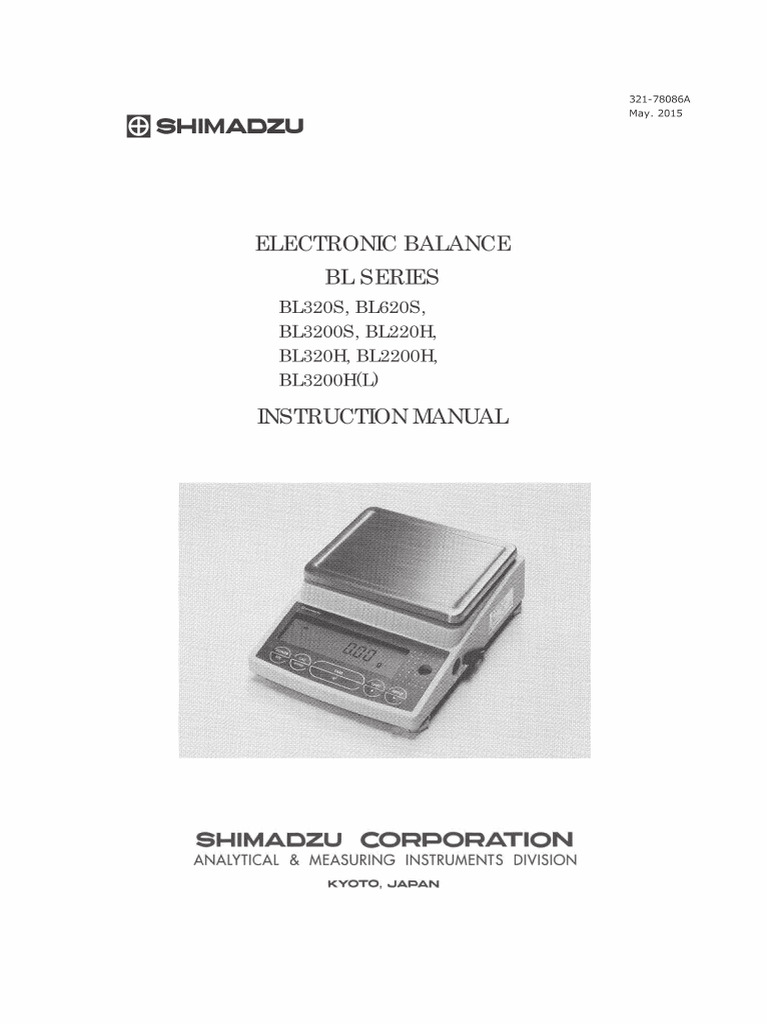 Manual BL3200H | PDF