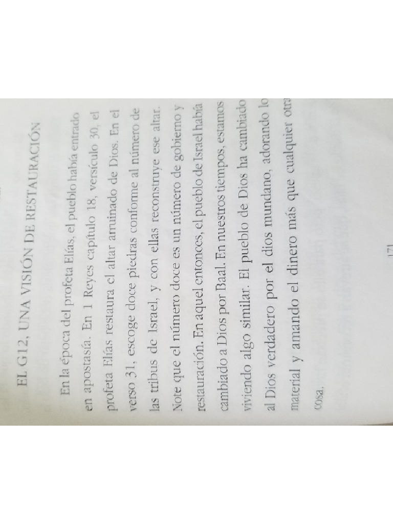 el g12 una visión de restauración | PDF