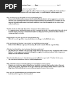 Macbeth Act 1 Key | PDF | Macbeth